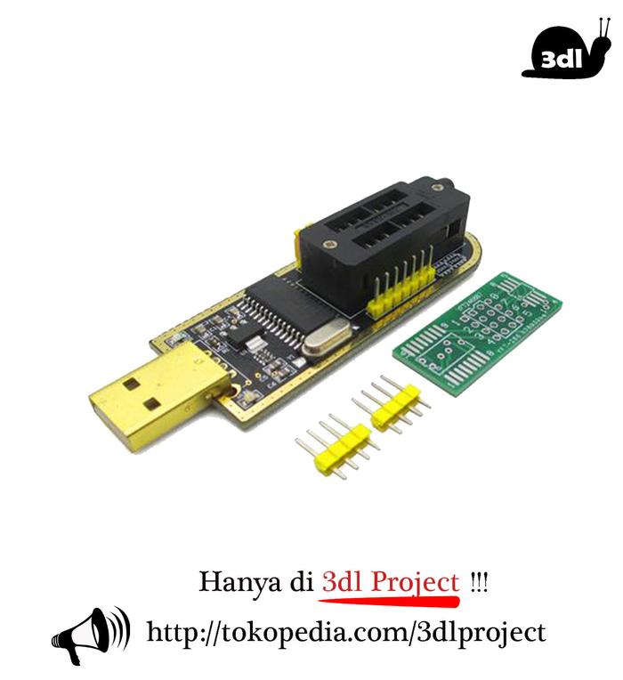 Jual 25 Spi Series 24 Eeprom Ch341a Bios Writer Routing Usb Programmer