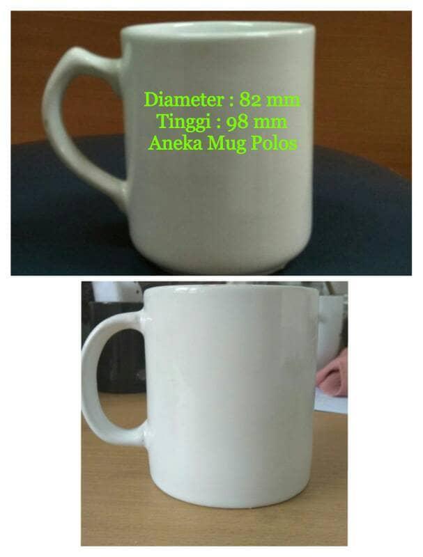 Jual Mug Polos Standard/ Gelas promosi/Mug Sablon/ Mug souvenir ...
