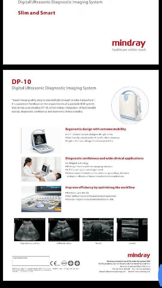 Jual Usg mindray DP-10 2D Portable Upgrade/usg 2D B/W/USG mindray ...