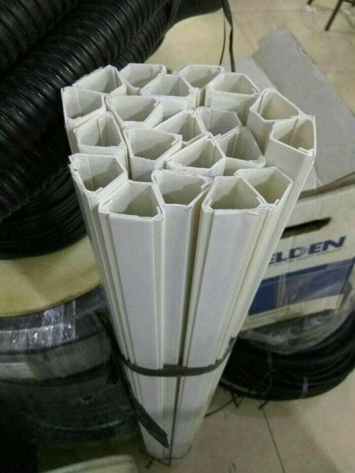 Jual kabel Duct TC - 4 trunking duct trapezoid 1 meter ada double tape ...