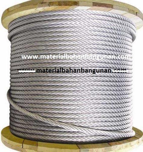 Jual kawat 6 mm sling tali baja 6 mm tali sling 6 mm tali besi 6 mm ...