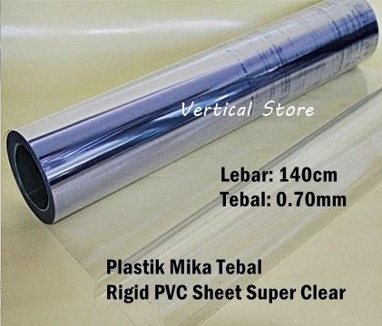 Jual Plastik PVC Mika Kaku Bening Lebar 140 cm Tebal 0.70mm - Jakarta Pusat - Vertical Store ID ...
