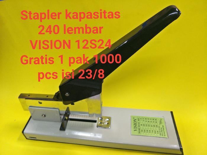 Jual Stapler Jilid Vision 12S24 Kapasitas 240 Sheet Kode Br01 di Seller ...