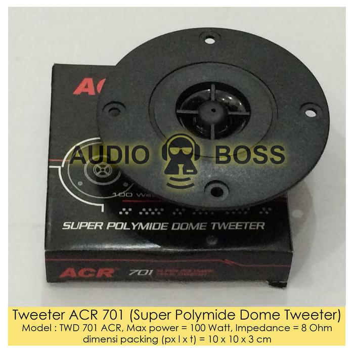 Jual Tweeter Acr 701 100 Watt 8 Ohm Acr 701 Tweter Twiter Speaker Di ...