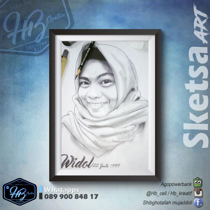 Jual Sketsa Wajah Murah/lukisan/sketsa/lukis wajah/ kado ultah/ kado nikah - Kab. Bekasi - Mang ...