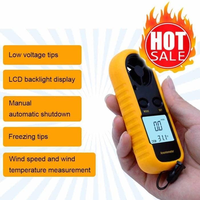 Jual Digitl Anemometer GM816 BENETECH- Pengukur Kecepatan Angin GM-816 - Jakarta Barat - Eazy ...