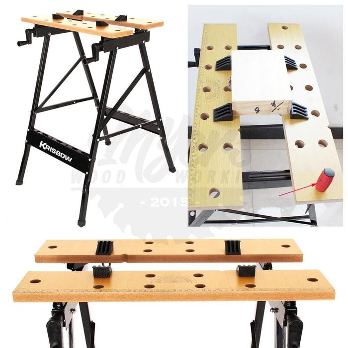 Promo Workbench Meja Kerja Kayu Gergaji Serbaguna Workshop Portabel ...