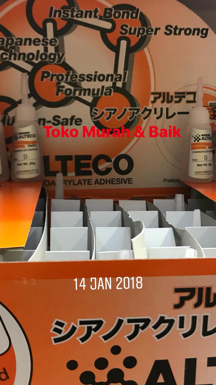 Jual Alteko 20 gr botol / Lem alteko super glue 20 gr - Jakarta Barat ...