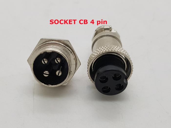 Jual Connector CB 4 Pin Set / konektor / socket - Jakarta Pusat - warunglistrik88 | Tokopedia