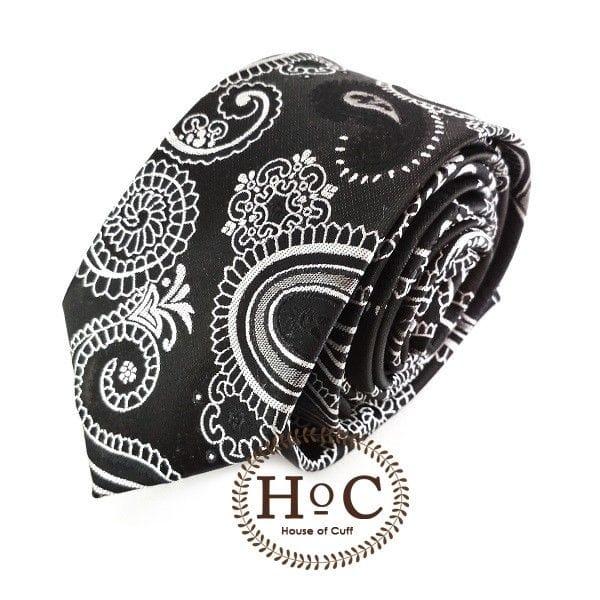 Jual Dasi NeckTie Motif Wedding Best Man BLACK WHITE BATIK TIE ...