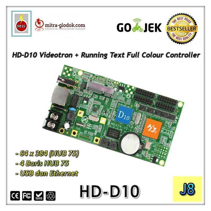 Jual HD-D10 Videotron + Running Text RGB Controller Card - USB ...