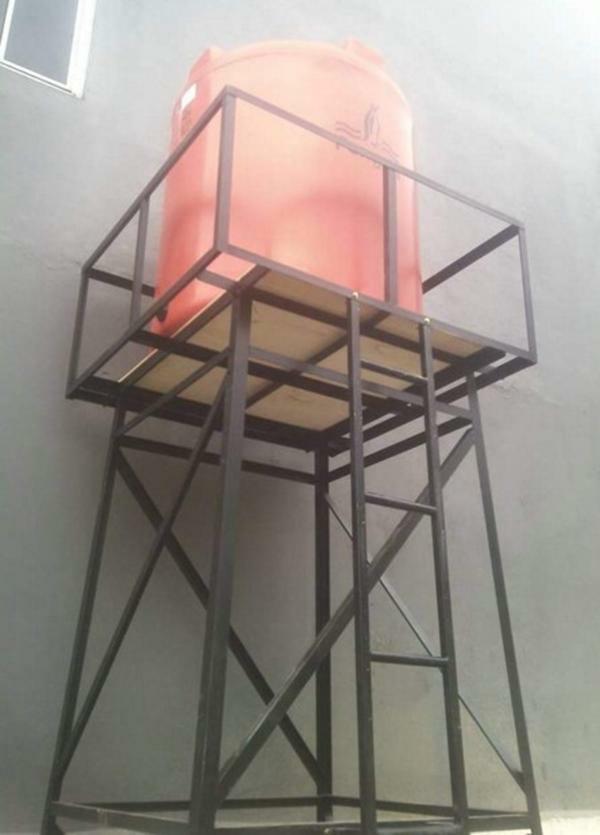 Jual dudukan besi toren air plus tangga - Kota Bekasi - jasa Las ...