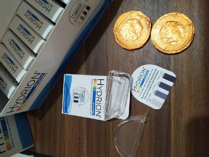 Jual Klorin tes paperHydrion CM 240 Chlorine test paper 10-200 ppm ...