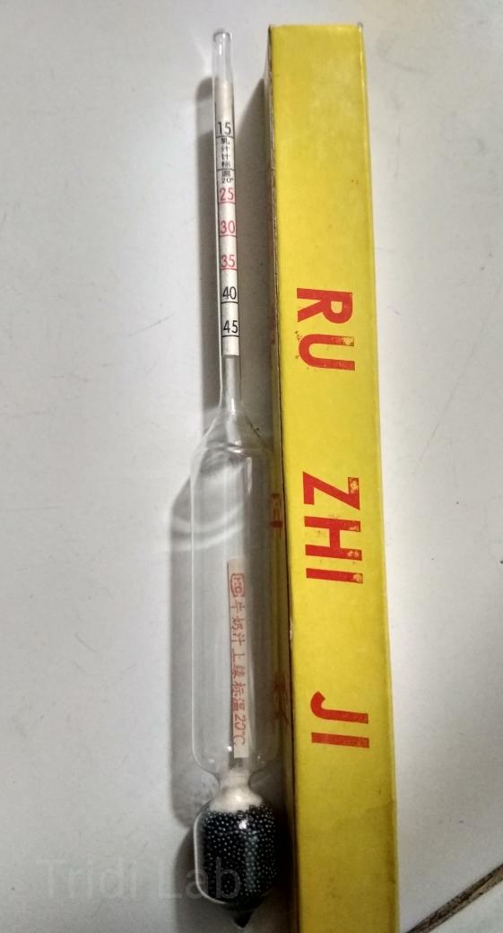 Jual Milk Hydrometer Lactodensimeter Hidrometer Susu Skala 15-45 ...