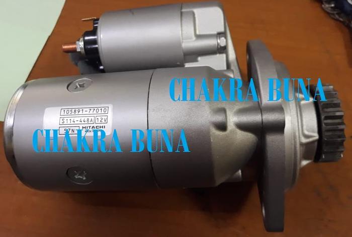 Jual STATER MOTOR 105891-77010, Hitachi, S114-448A, Stater YANMAR ...