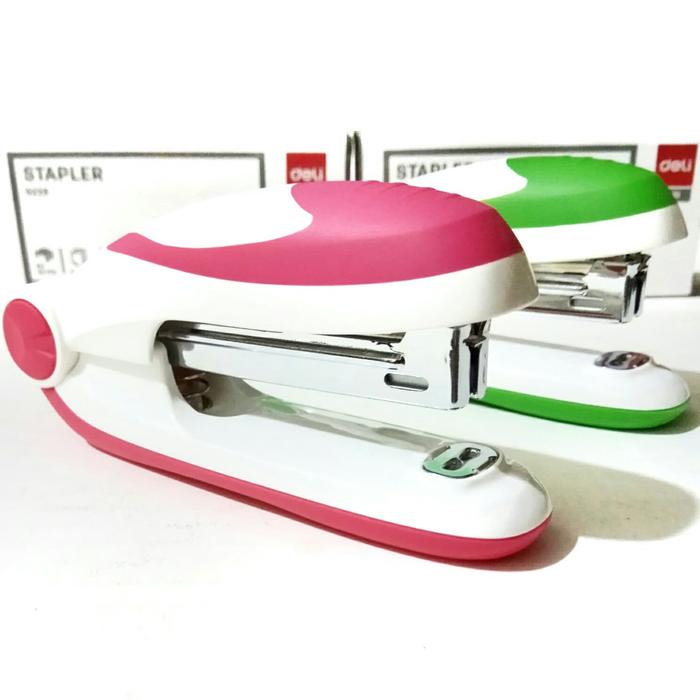 Jual Stapler Deli Vivid no.10 Ergonomic Rubber Grip - Hijau - Kab ...