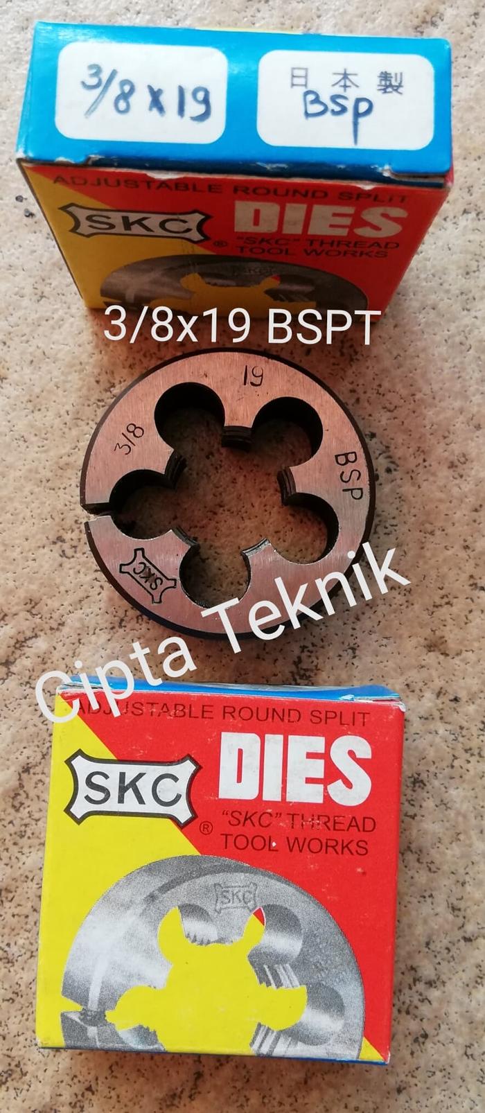 Jual Snei SKC / Round Dies 3/8" x 19 BSPT - Kab. Bekasi - Cipta Teknik | Tokopedia