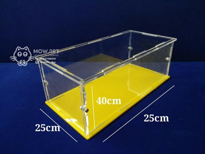 Jual BOX AKRILIK DISPLAY UKURAN 25X25X40 - Kab. Banyumas - mowmow-shop ...