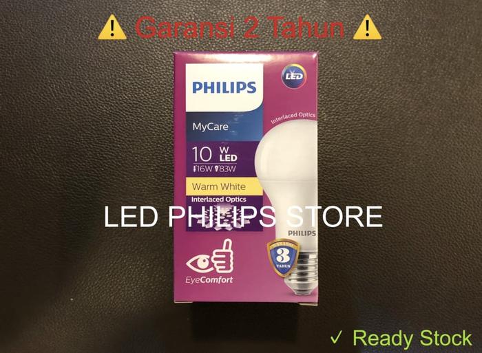 Jual Lampu Bohlam LED Philips 10 Watt Warm White/Kuning (10W 10Watt 10 W) - Jakarta Utara - LED ...