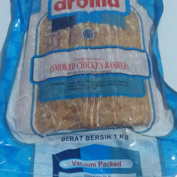 Jual SMOKED CHICKEN RASHER (CHICKEN BACON) AROMA BALI @1kg - Jakarta ...