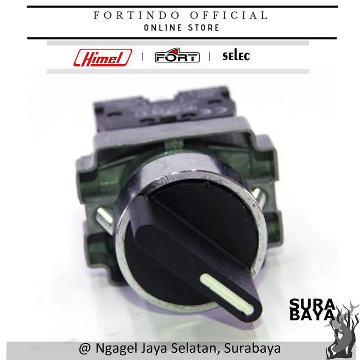 Jual Selector Switches FORT LAY5-BD33 Black FORT PANEL SURABAYA - Kota ...