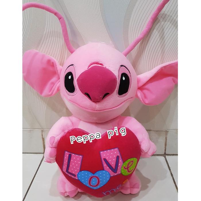 Jual Boneka lilo stitch pink love XL - Jakarta Utara - Peppa pig shop ...