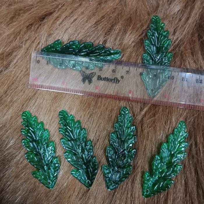Jual 1/2 pon bahan manik daun pakis besar - Jakarta Pusat - Motik ...
