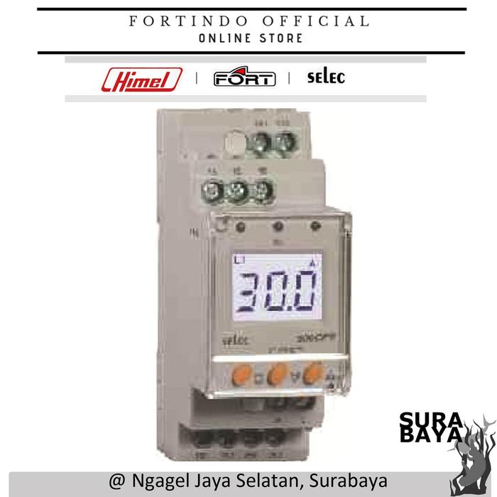 Jual Digital Current Protection Relay Selec 900CPR-3 FORT PANEL ...