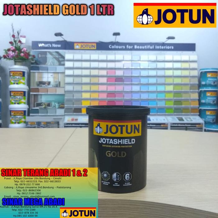 Jual CAT TEMBOK JOTUN JOTASHIELD GOLD EXTERIOR/INTERIOR 1 LTR - Kota ...