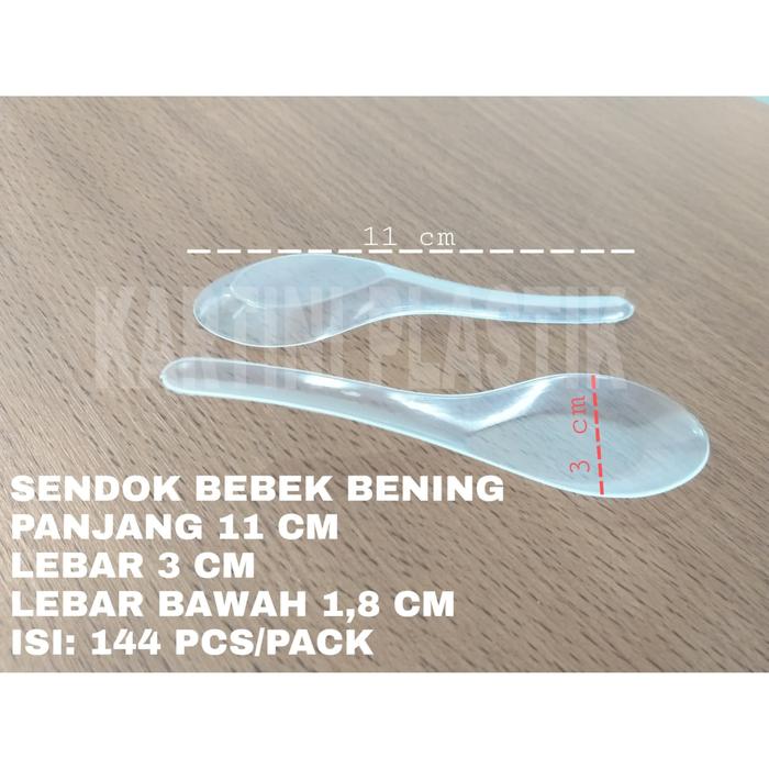 Jual Sendok plastik bebek bening - Kota Denpasar - Kartini Packaging ...