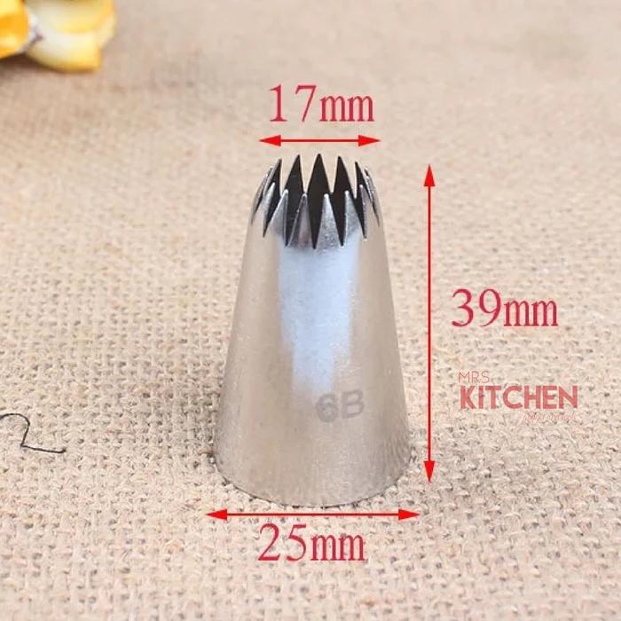 Jual Spuit China 6b #6b Piping Tip Nozzle Bahan Tebal Tanpa Sambungan ...