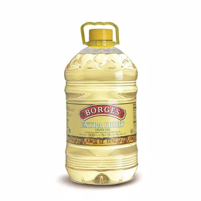 Jual Borges extra light Virgin Olive Oil 5L minyak sehat botol plastik ...