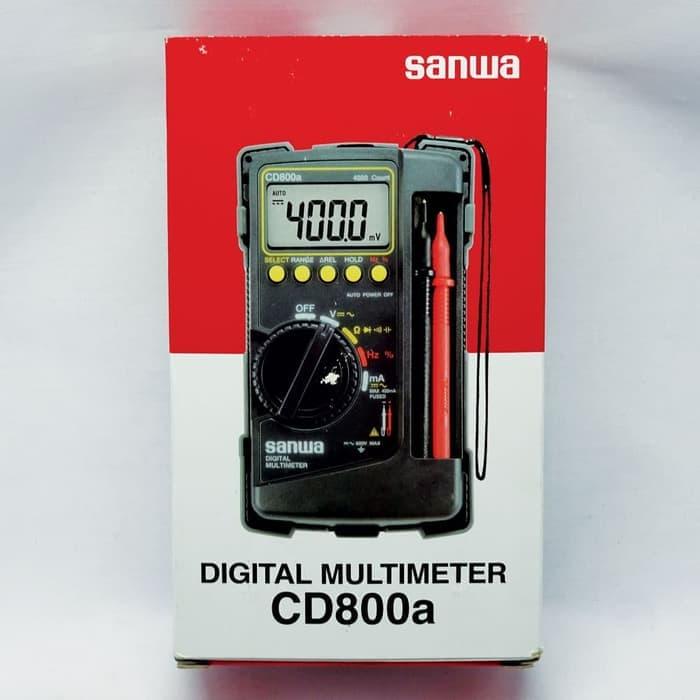 Jual Multimeter Tester Digital Sanwa CD800A CD 800 A Multi meter - Kota ...