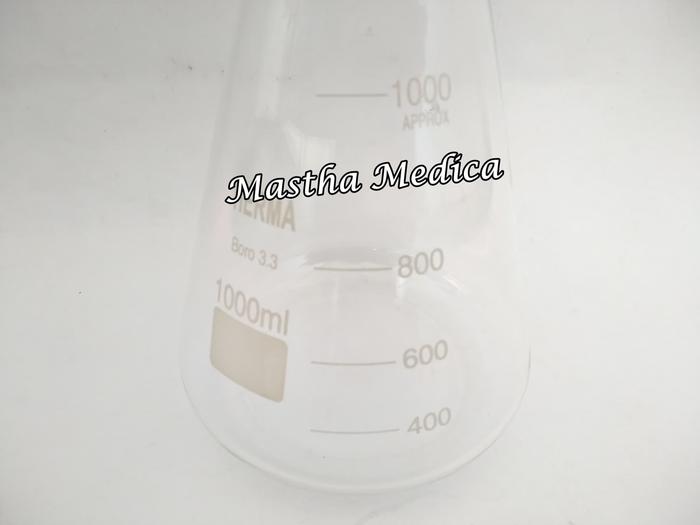 Jual Tabung Erlenmeyer 1000cc Labu Erlenmeyer Alat laboratorium Herma ...