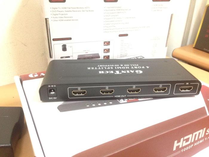 Jual Hdmi Spliter 4port Gaintech,Splitter 4 Port / 1-4port /Splitter ...