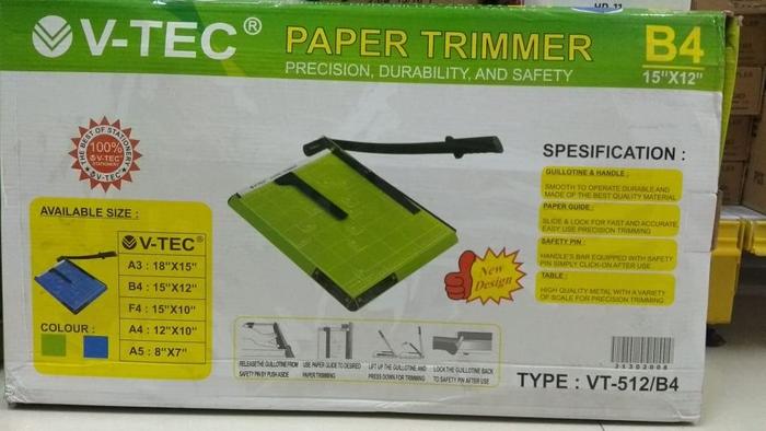Jual V-Tec Paper Cutter B4 - Alat Potong Kertas Ukuran B4 - Kota Malang ...