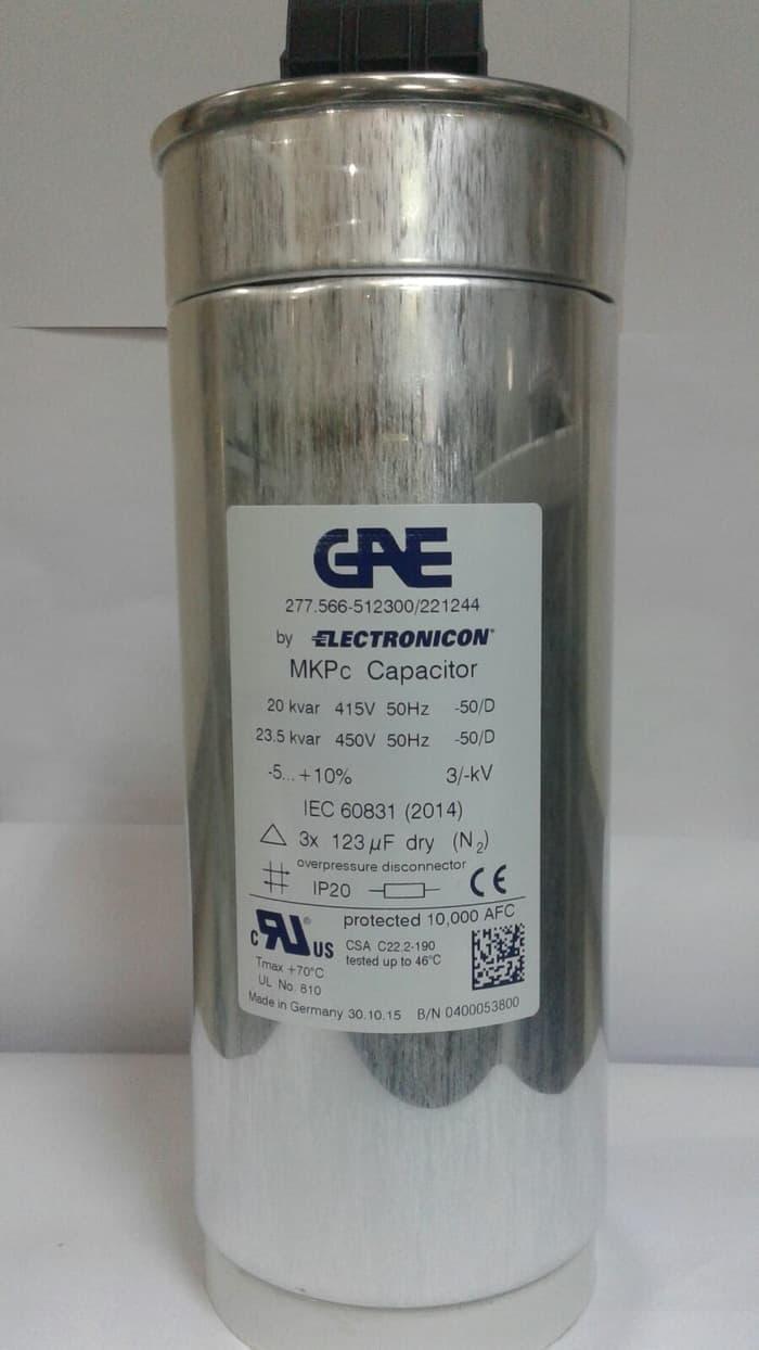 Jual Kapasitor GAE MKPc 20 kVAR 415 V 3 x 123 uF 50Hz 3 phase 20kvar - Jakarta Barat - Samudra ...