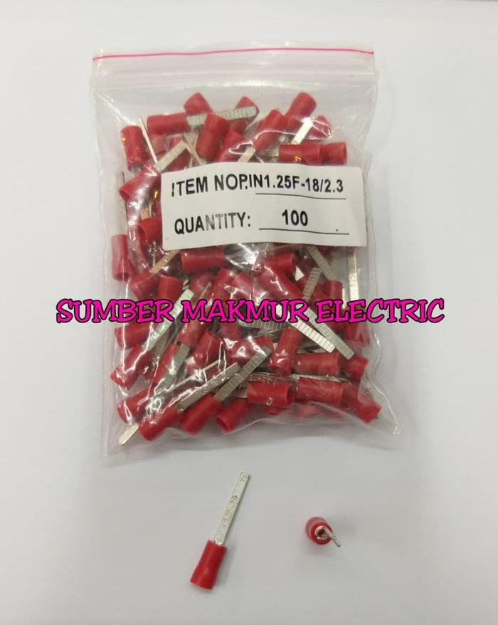 Jual SKUN PIN FLAT / SKUN PIN PIPIH 1,25F (1,5mm) - Merah - Jakarta ...
