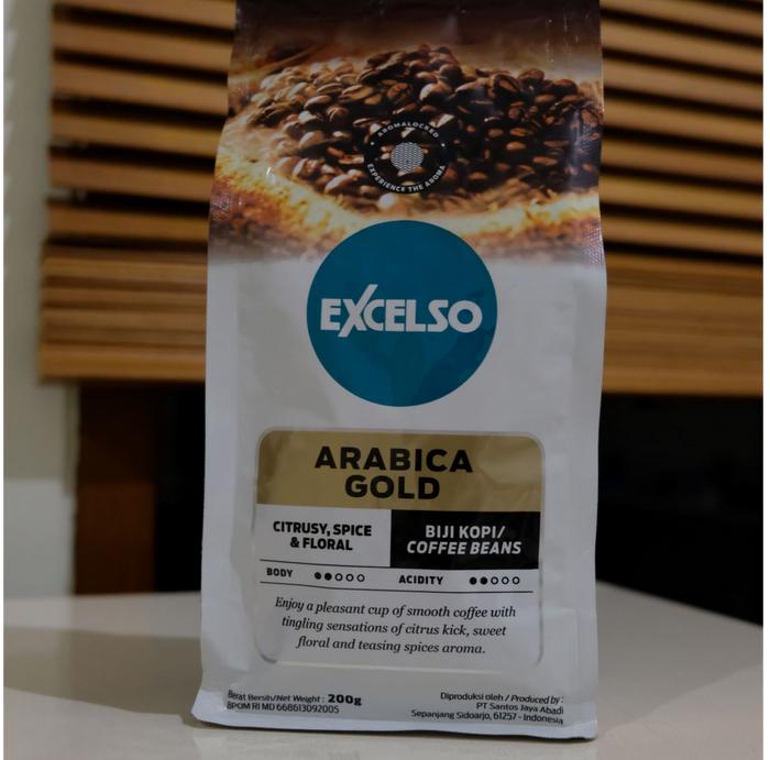 Jual Excelso Arabica Gold 200gr ( kopi bubuk / biji ) - Kota Bandung ...