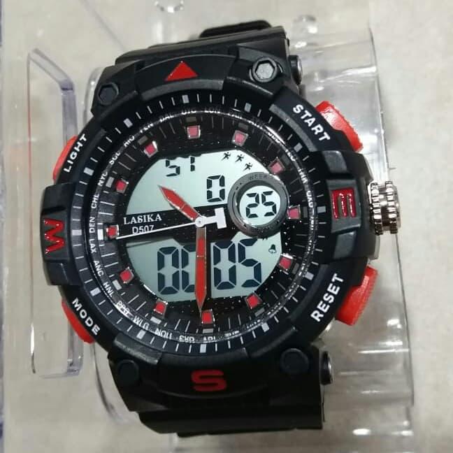 Jual JAM TANGAN SPORTY DIGITAL DOUBLE TIME ORIGINAL LASIKA ANTI AIR ...