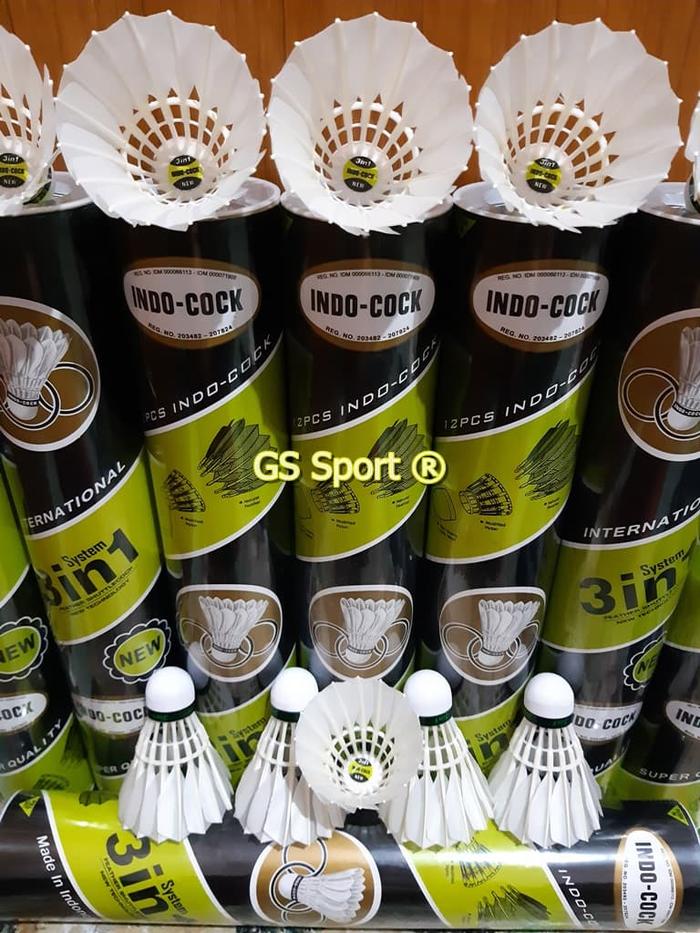 Jual SHUTTLECOCK INDOCOCK GREEN 3IN1 - Jakarta Pusat - GS Sport ...