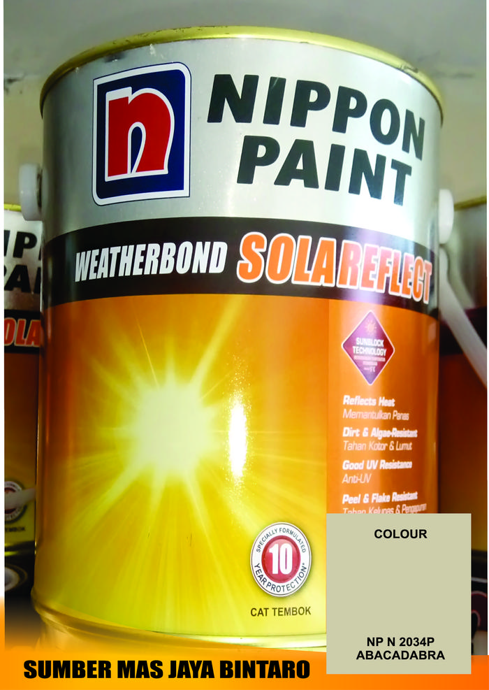 Jual CAT TEMBOK EXTERIOR WEATHERBOND SOLAREFLECT ABACADABRA KEMASAN 2,5 ...