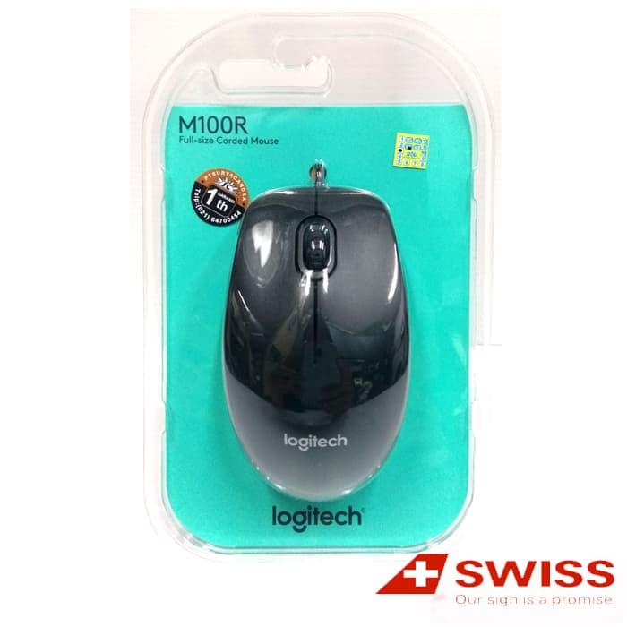 Jual Logitech m100r Wired Mouse Logitec kabel mous m100 m 100 100r ...