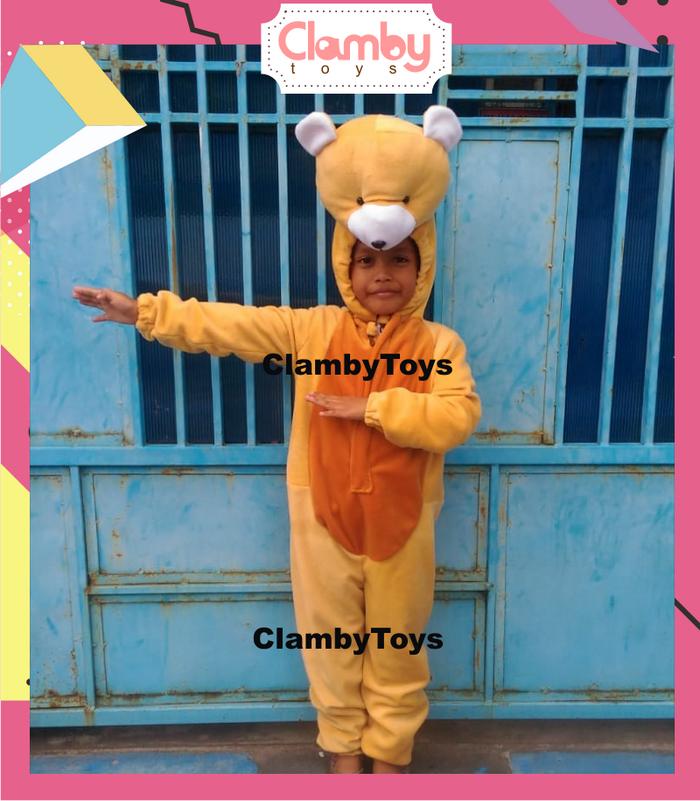 Jual Boneka Maskot/Baju Kostum Badut Anak Karakter Beruang/Teddy Bear ...