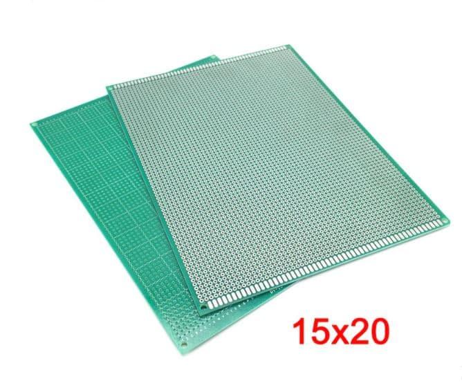 Jual PCB Lubang Single Layer Trough Hole 15x20 Cm FR4 High Quality ...