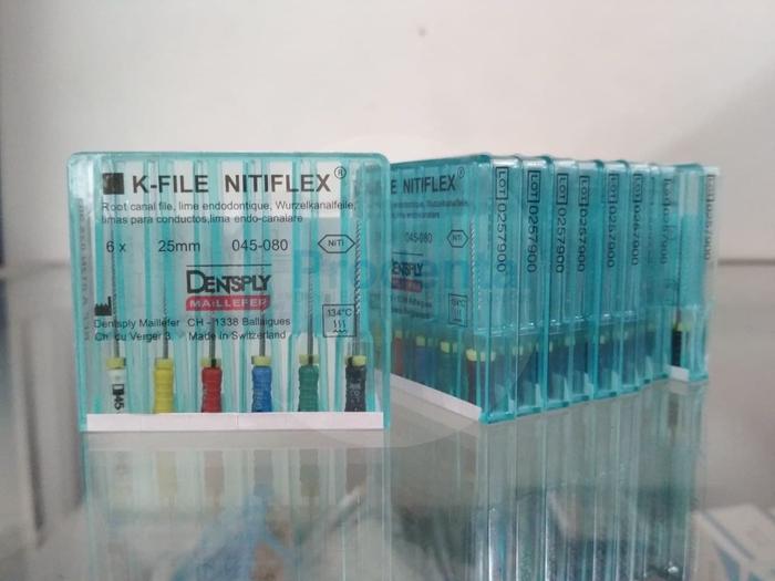 Jual Dentsply K File Niti / Nitiflex Hand Use 25mm #45-80 - Kota ...