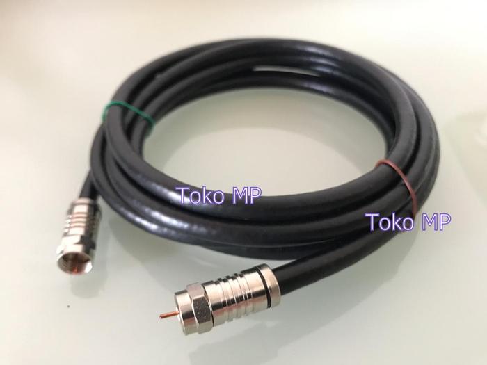 Jual KABEL KOAXIAL/CABLE COAXIAL RG6 NO MESSENGER CABLE DAN CONNECTOR ...