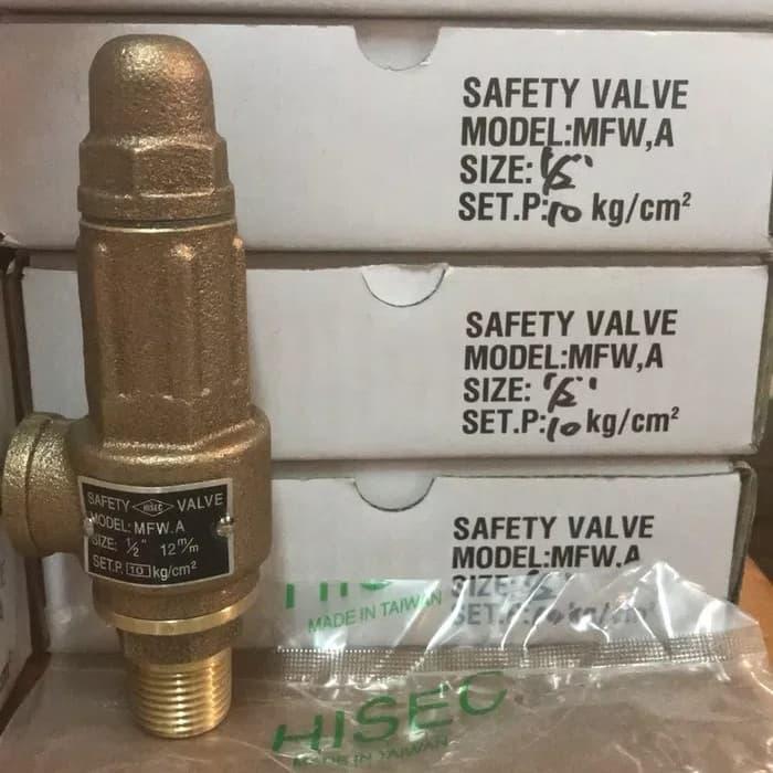Jual SAFETY VALVE KUNINGAN 1/2" (INCH) - Jakarta Barat - Multi Teknik ...