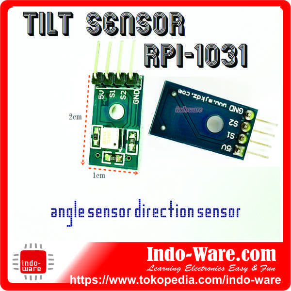 Jual Tilt sensor Rpi-1031 angle sensor direction sensor - Kota Semarang - indo-ware | Tokopedia