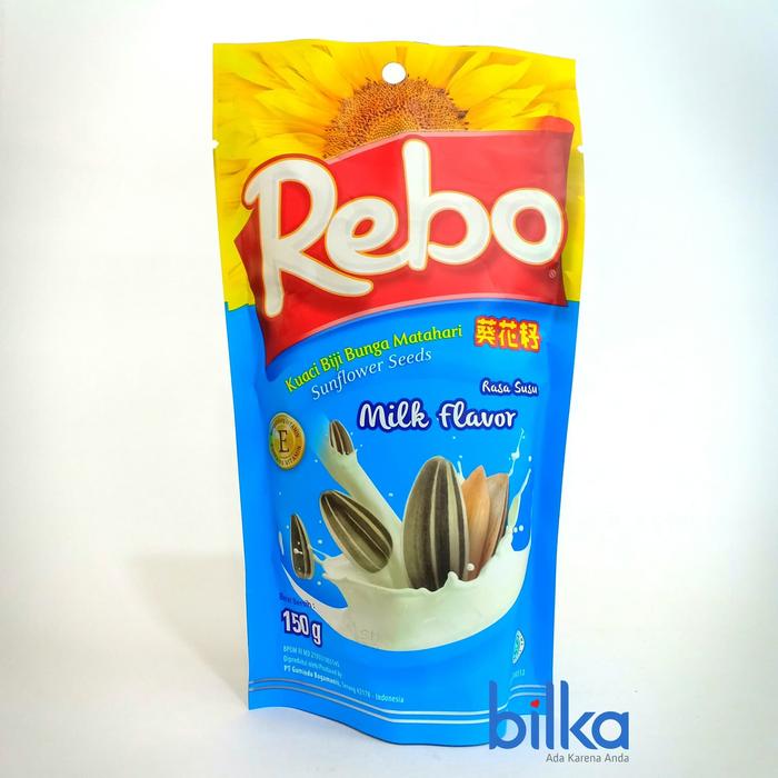 Jual REBO Kuaci Biji Bunga Matahari RASA SUSU 150g - Kota Surabaya ...